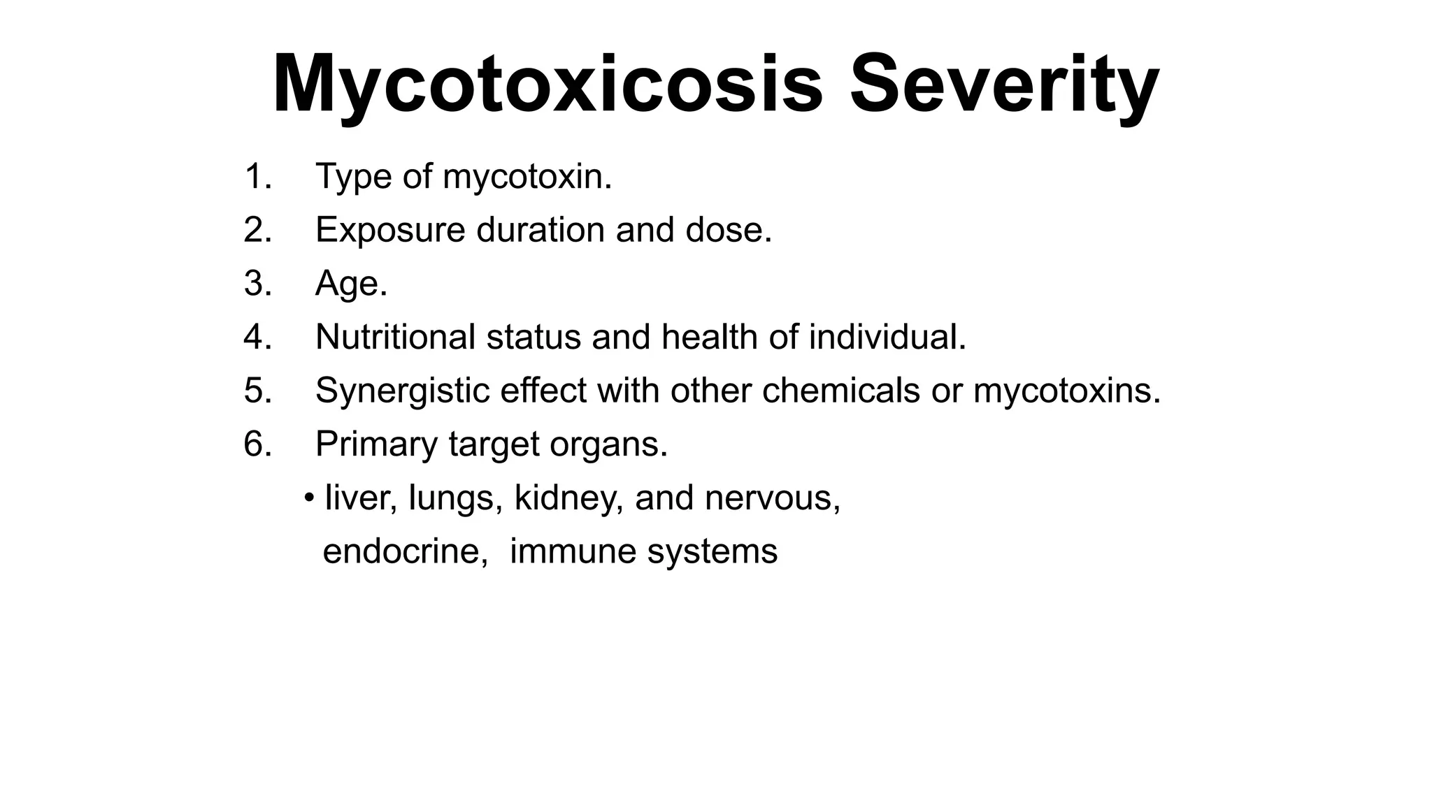Mycotoxins | PPTX