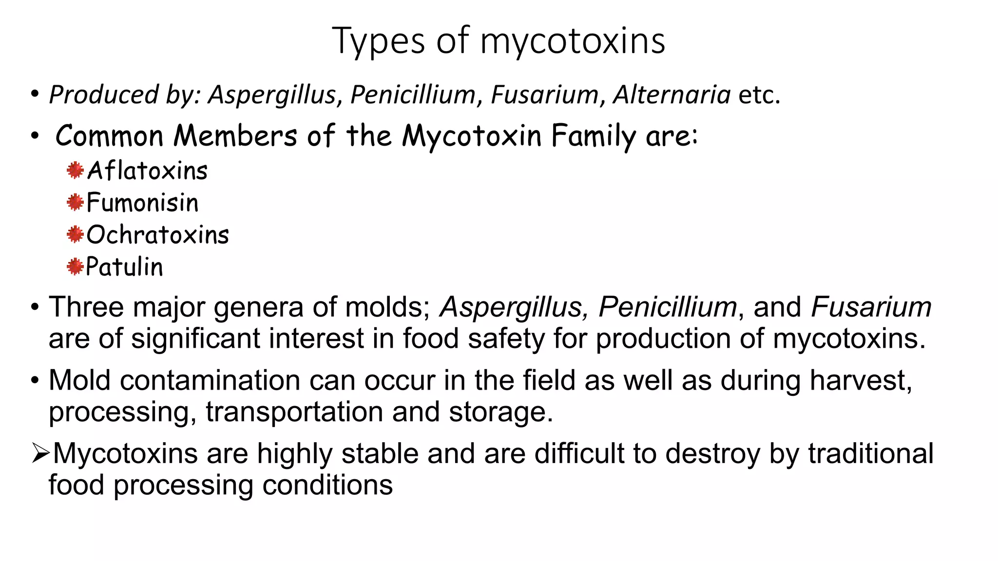 Mycotoxins | PPTX