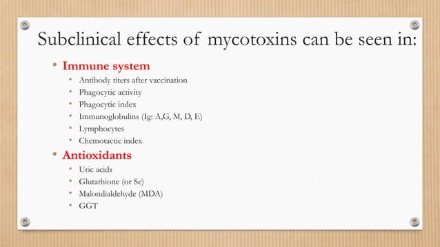 Mycotoxins | PPT