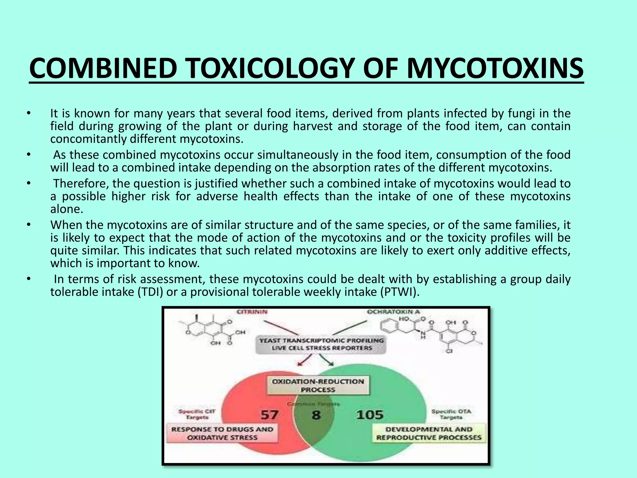 Mycotoxins Presentation | PPTX