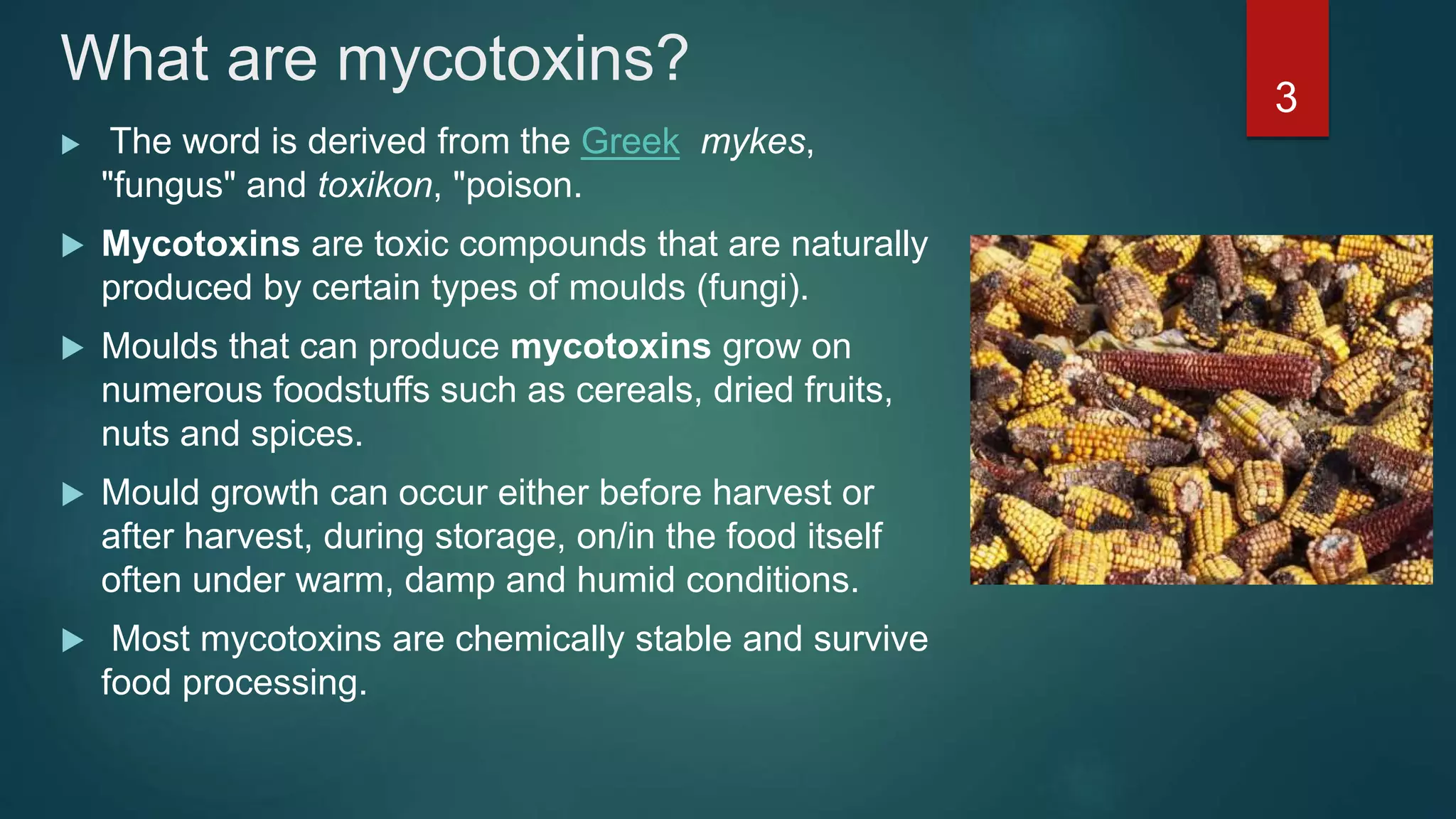 Mycotoxins types and characterization | PPTX