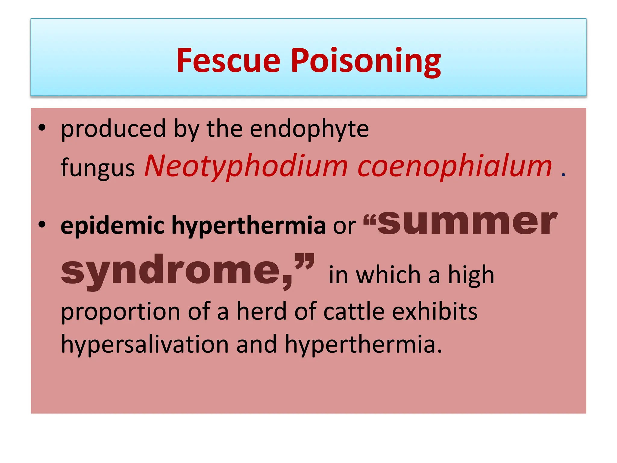 Toxins of fungal origin( Mycotoxins) effecting livestock and poultry ...