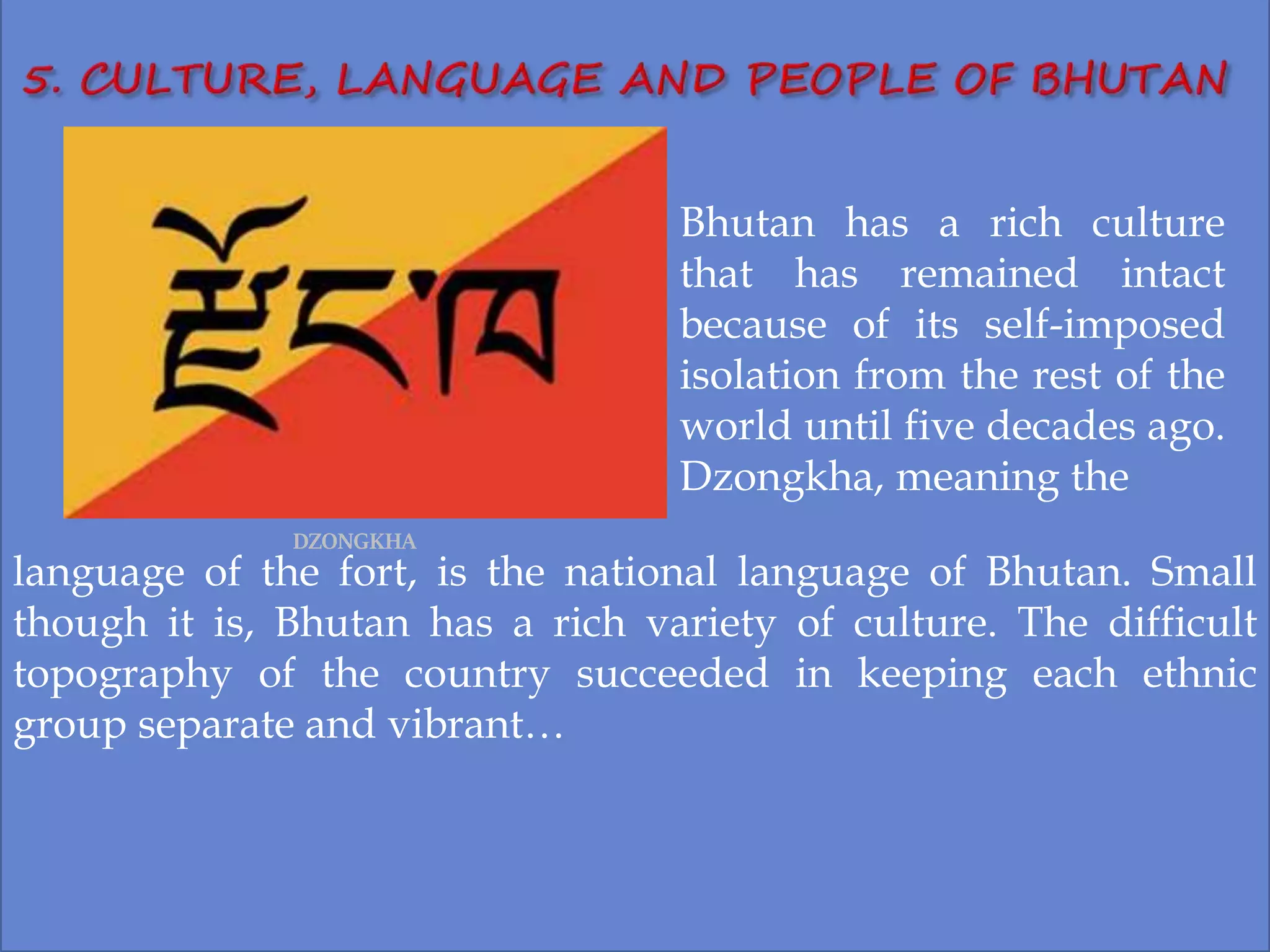 My country bhutan | PPTX