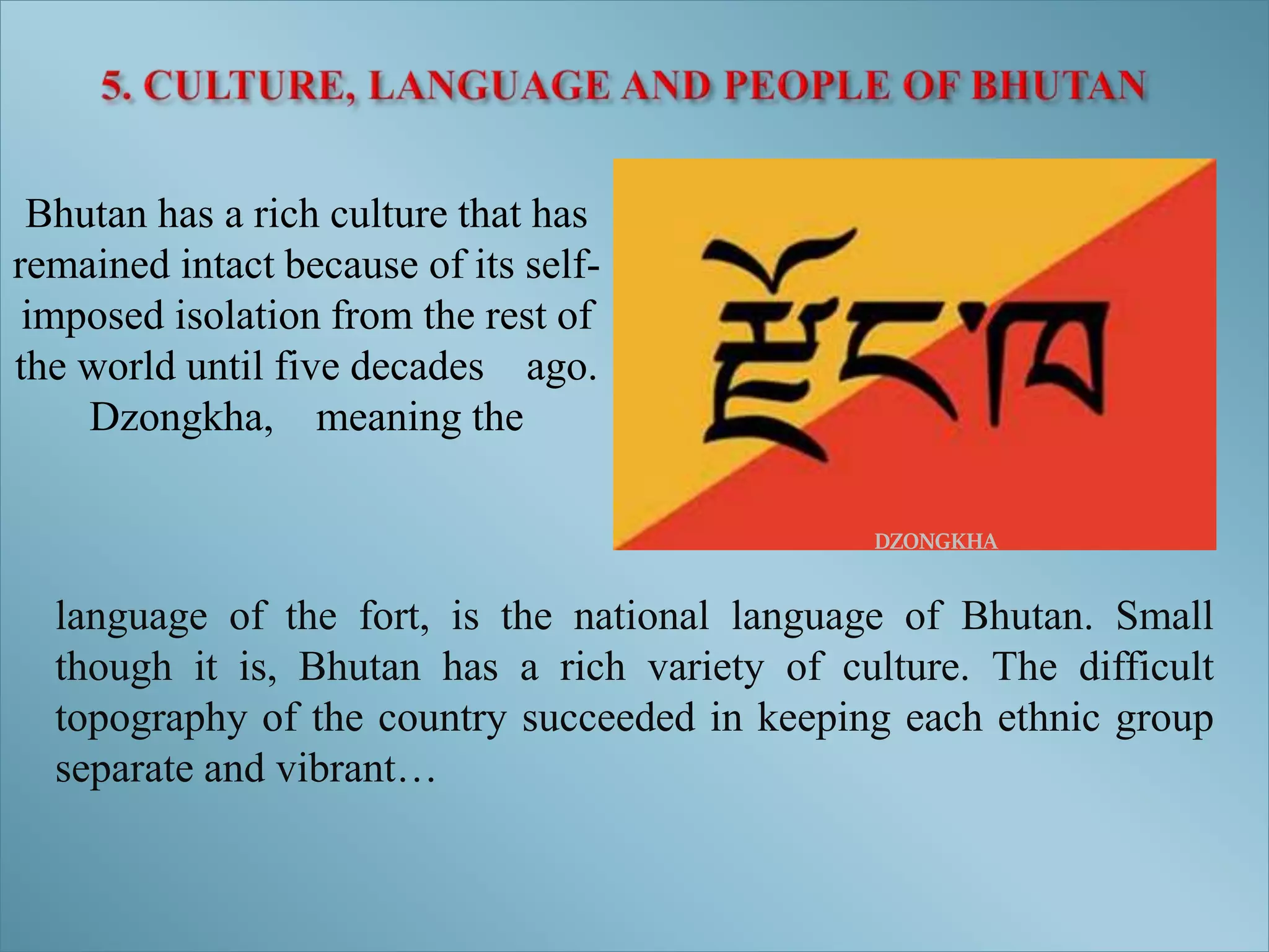 My country bhutan | PPTX