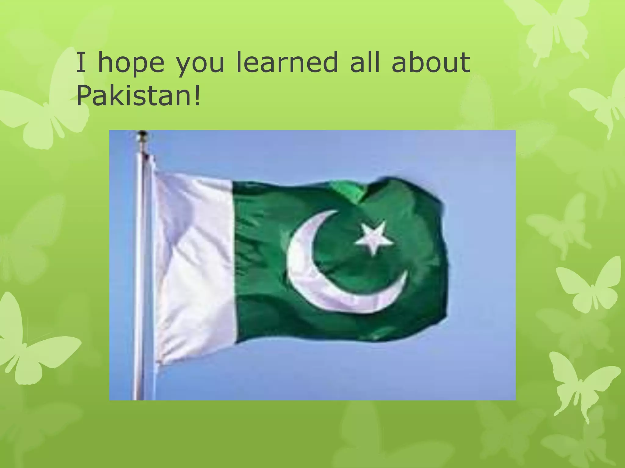 My country: Pakistan | PPTX