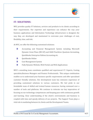 Myc profile for Power sector Projects | PDF