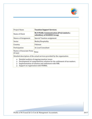 Myc profile for Power Sector Projects | PDF