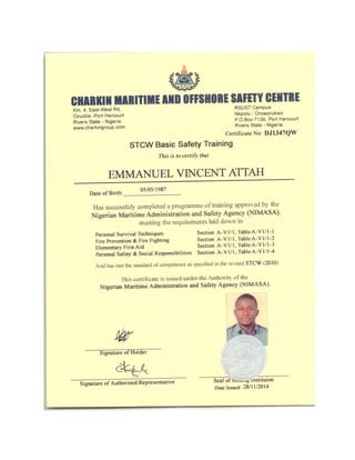 My credentials | PDF