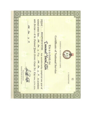 My credentials | PDF