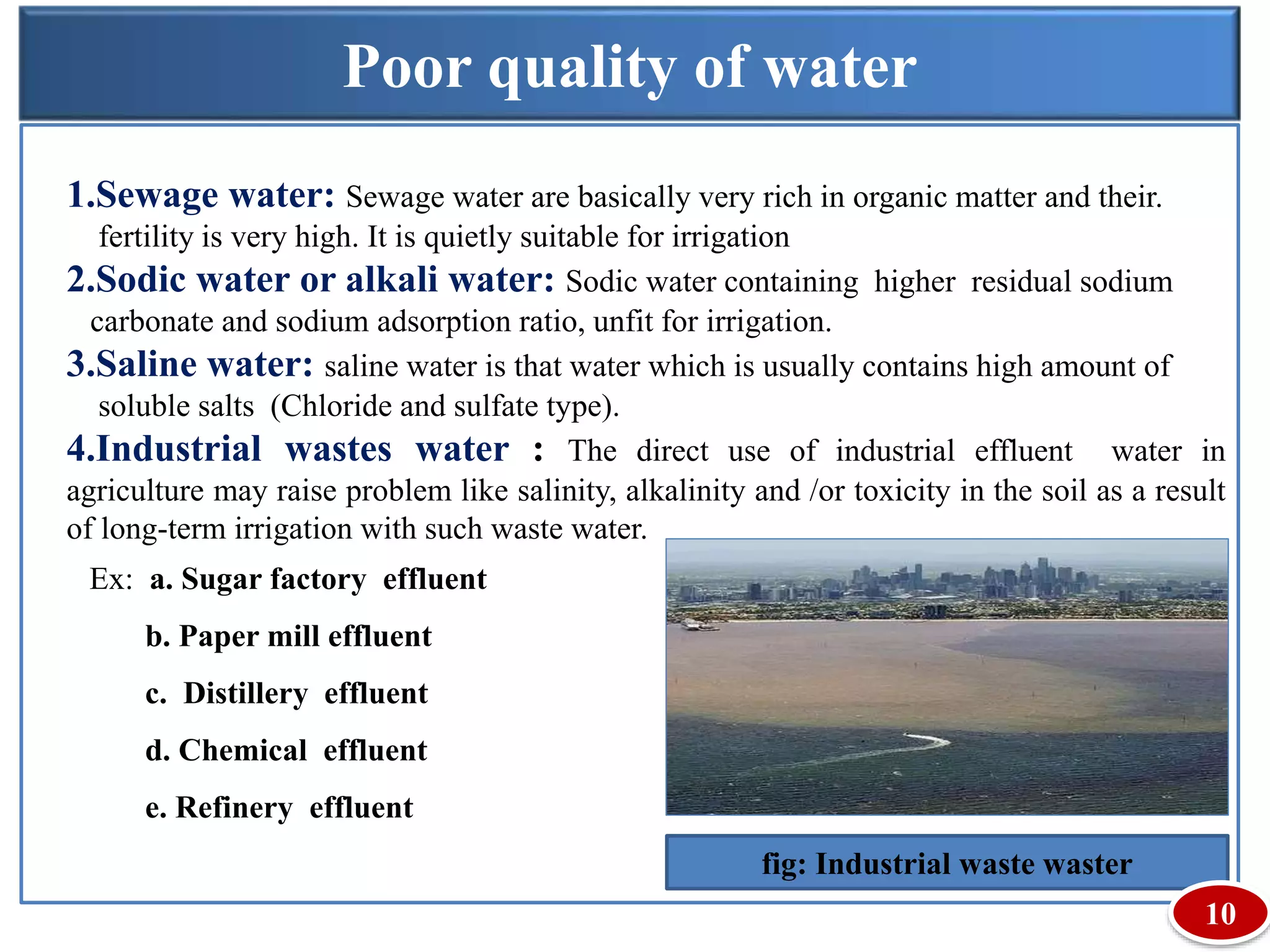 Management Options and Policy Guidelines for Use of Poor Quality Ground ...