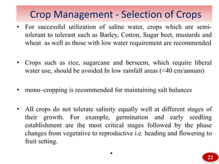 Management Options and Policy Guidelines for Use of Poor Quality Ground ...