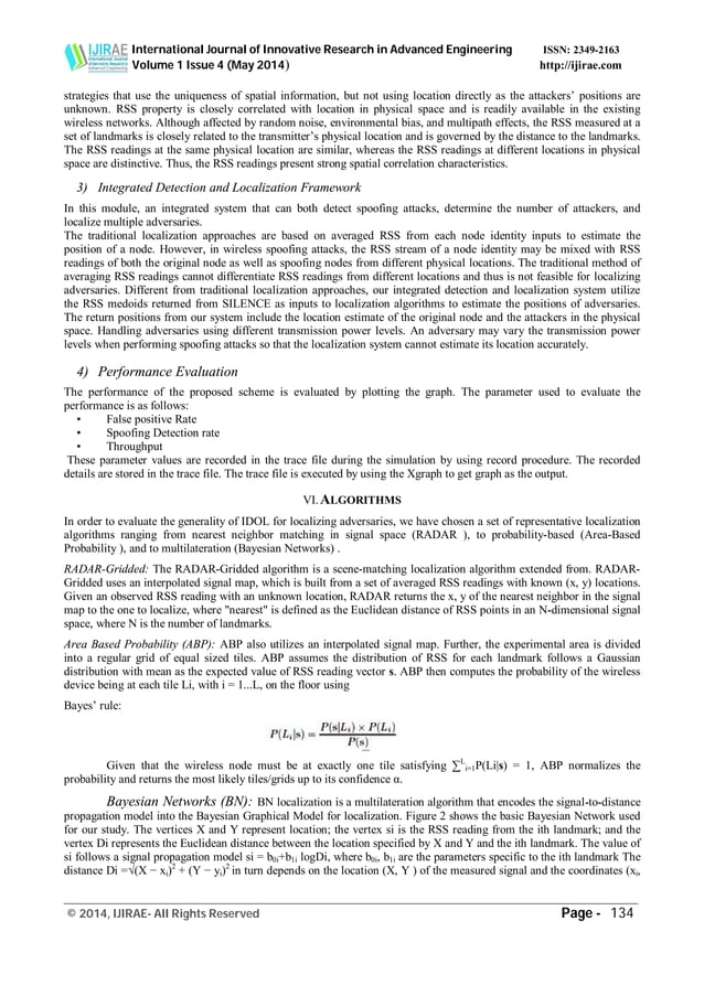 Detection of Spoofing attackers in wireless network | PDF | Computer Networking | Computing