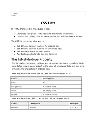 CSS notes | PDF