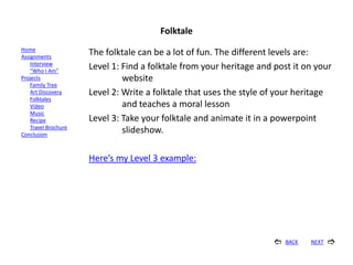 My Cultural Project Intro | PPT