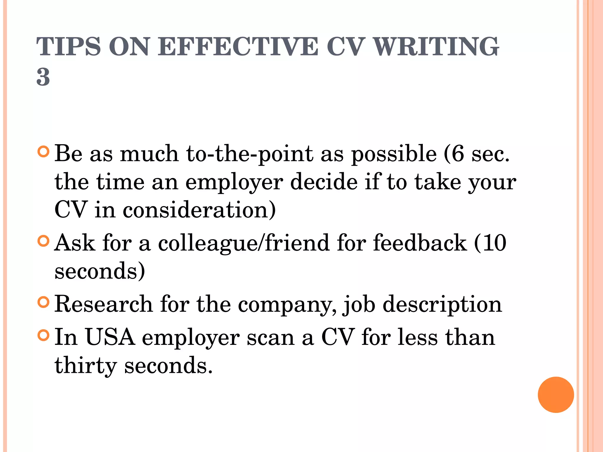 My curriculum vitae | PPT