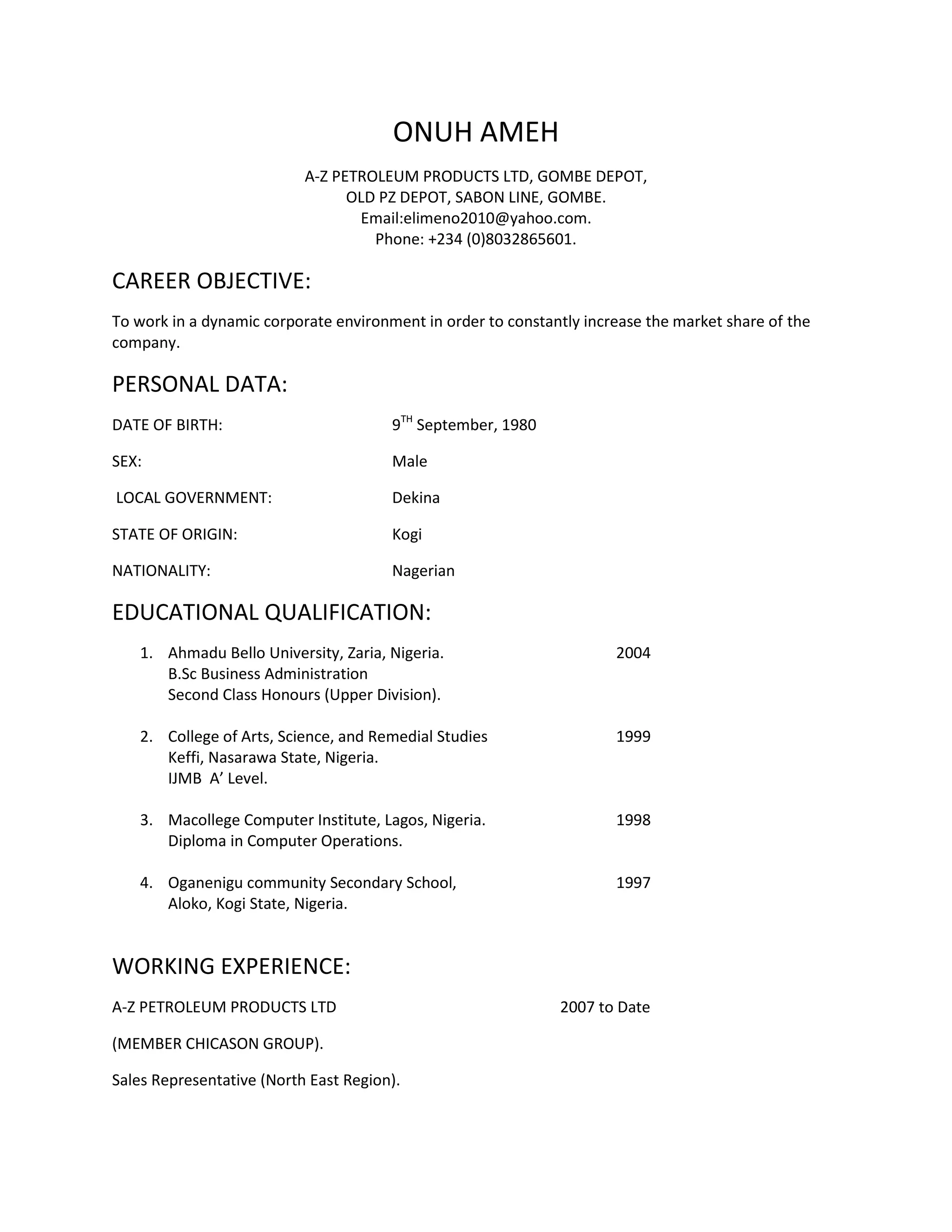 My cv | DOCX