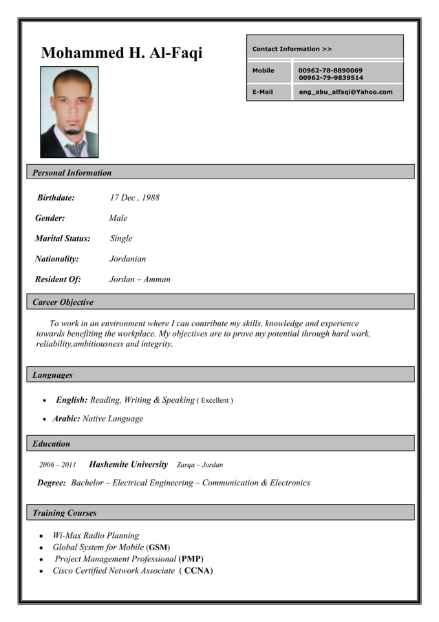 My Cv | PDF