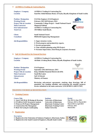 My CV | PDF | Civil Engineering Industry | Industries