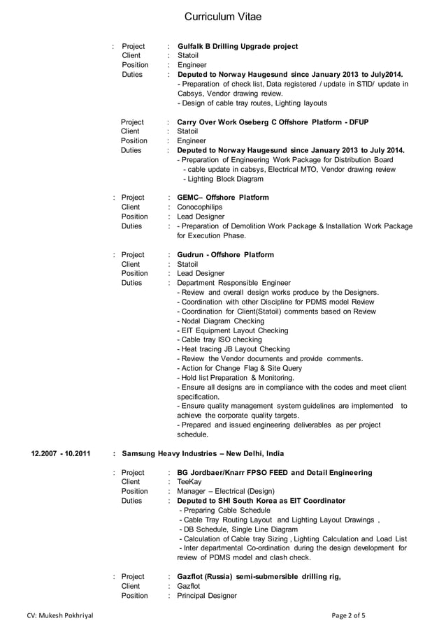 My cv | PDF | Free Download