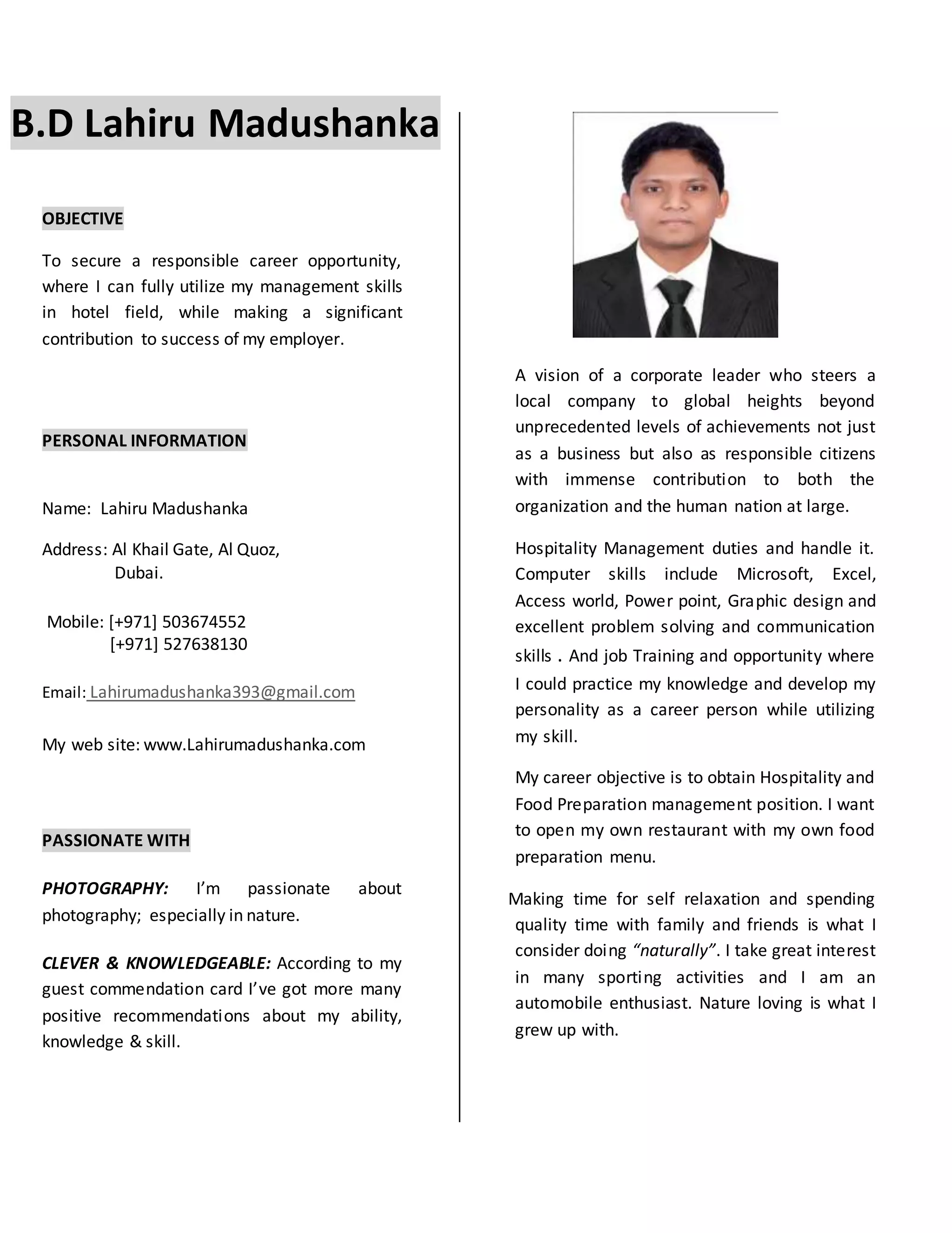 My cv (1) | DOCX | Resume Writing and Advice | Job Search