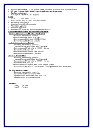 Computre Engneer and IT Administrator | PDF