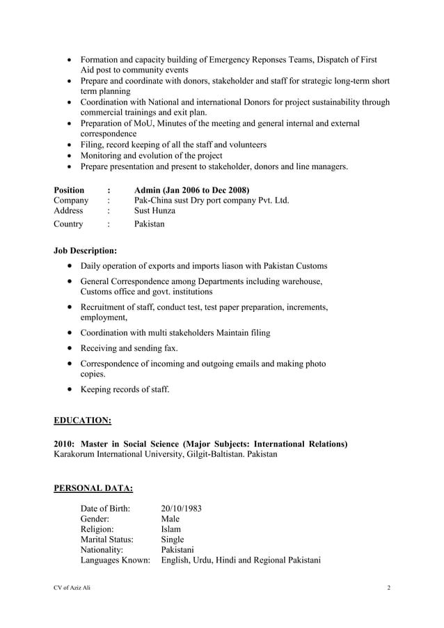 My cv (1)pdf | PDF