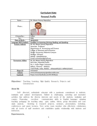 My cv as per 04th august 2015 | PDF