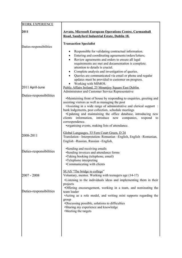 CV Natalia Turcan | PDF