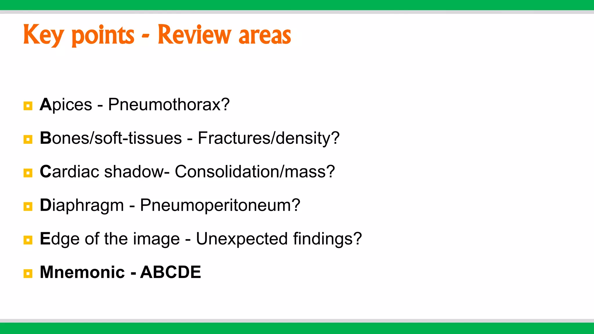 Chest X-ray: Basics | PPTX