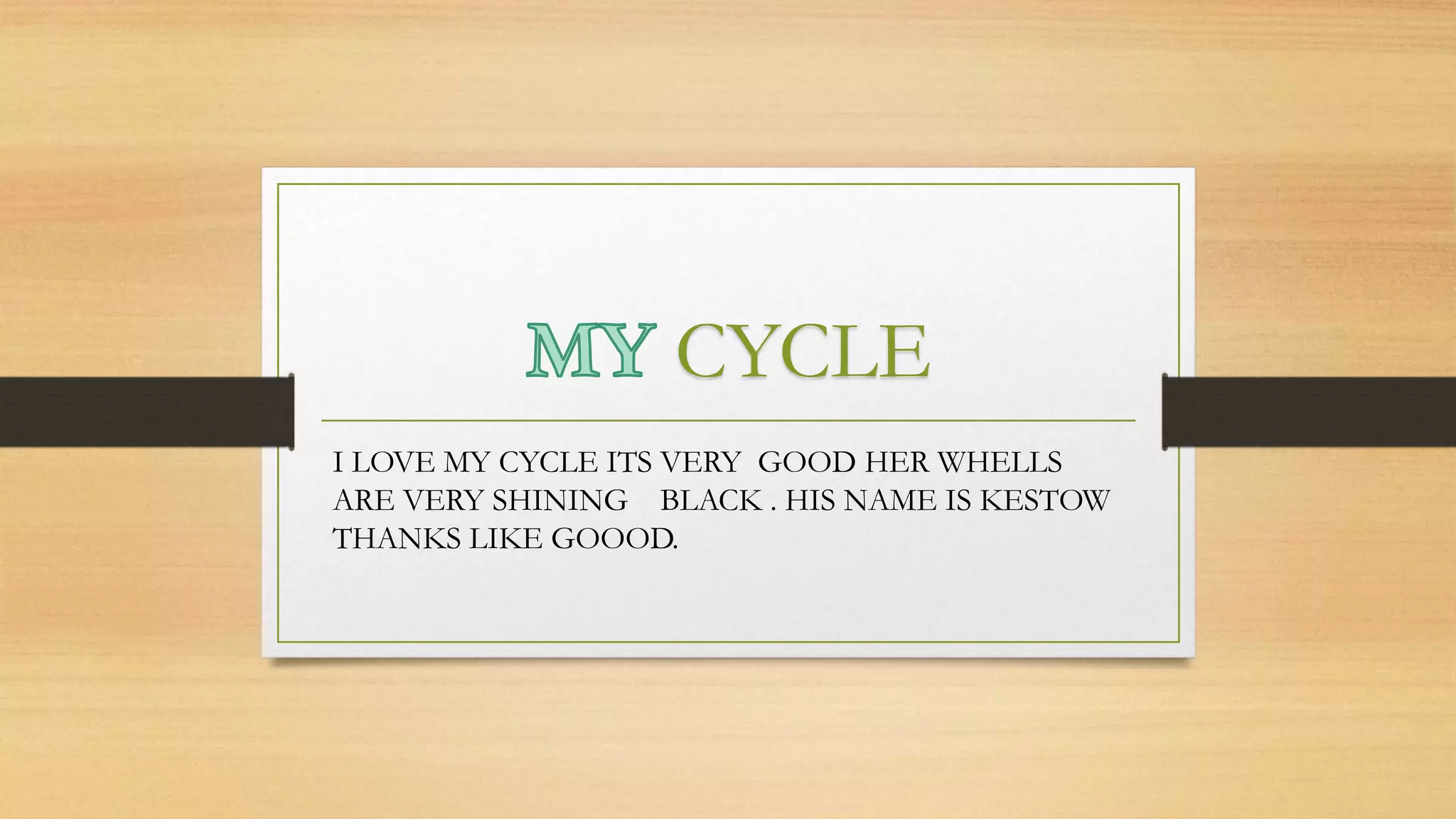 MY CYCLE.pptx