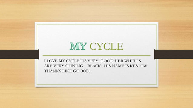 MY CYCLE.pptx