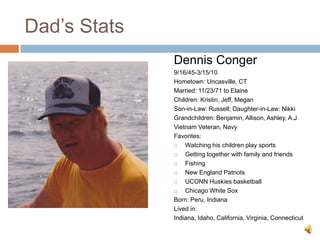 My dad | PPTX | Bereavement | Family and Relationships