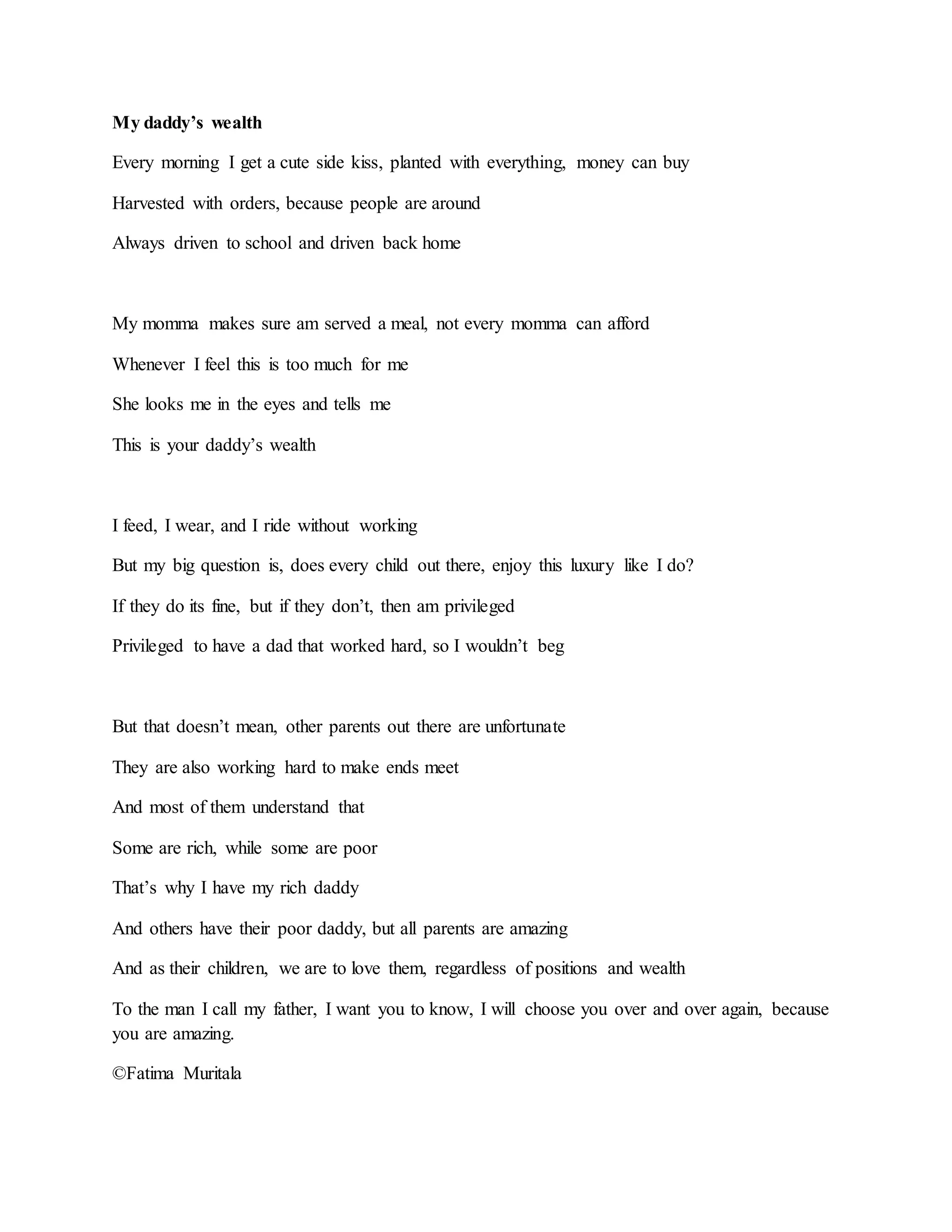 My daddy | DOCX