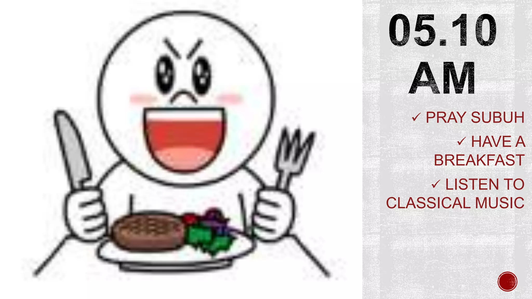 Contoh PPT tentang My daily activities | PPTX