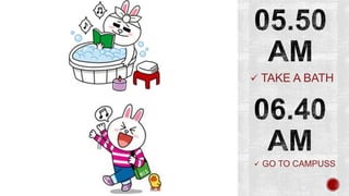 Contoh PPT tentang My daily activities | PPTX