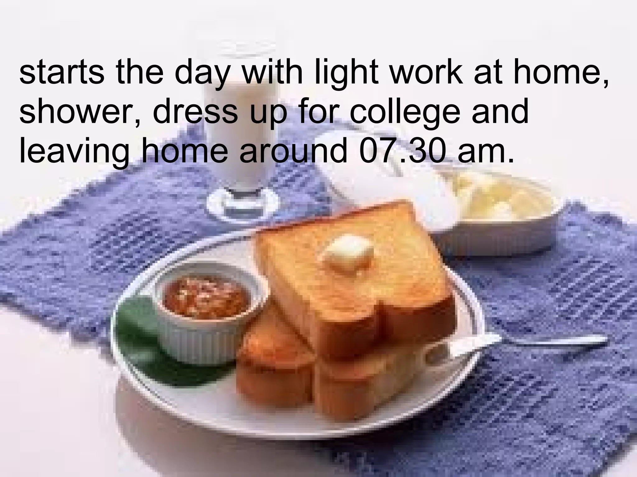 My Daily Routine Ppt College Education Education