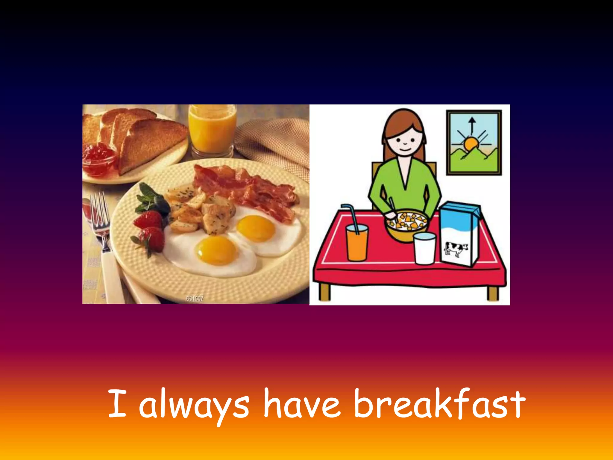 My daily routine | PPTX