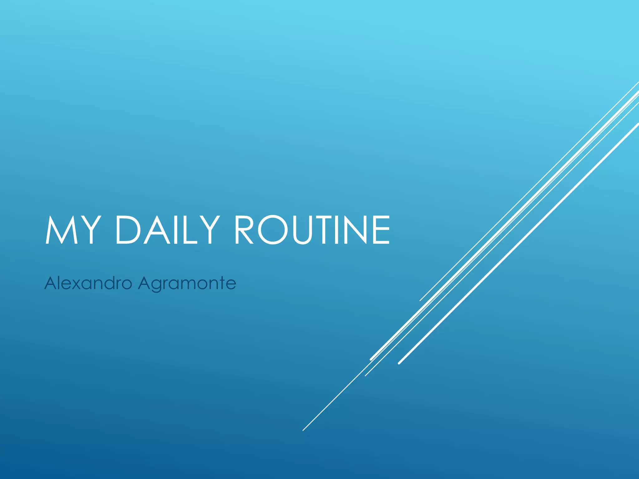 My daily routine | PPT