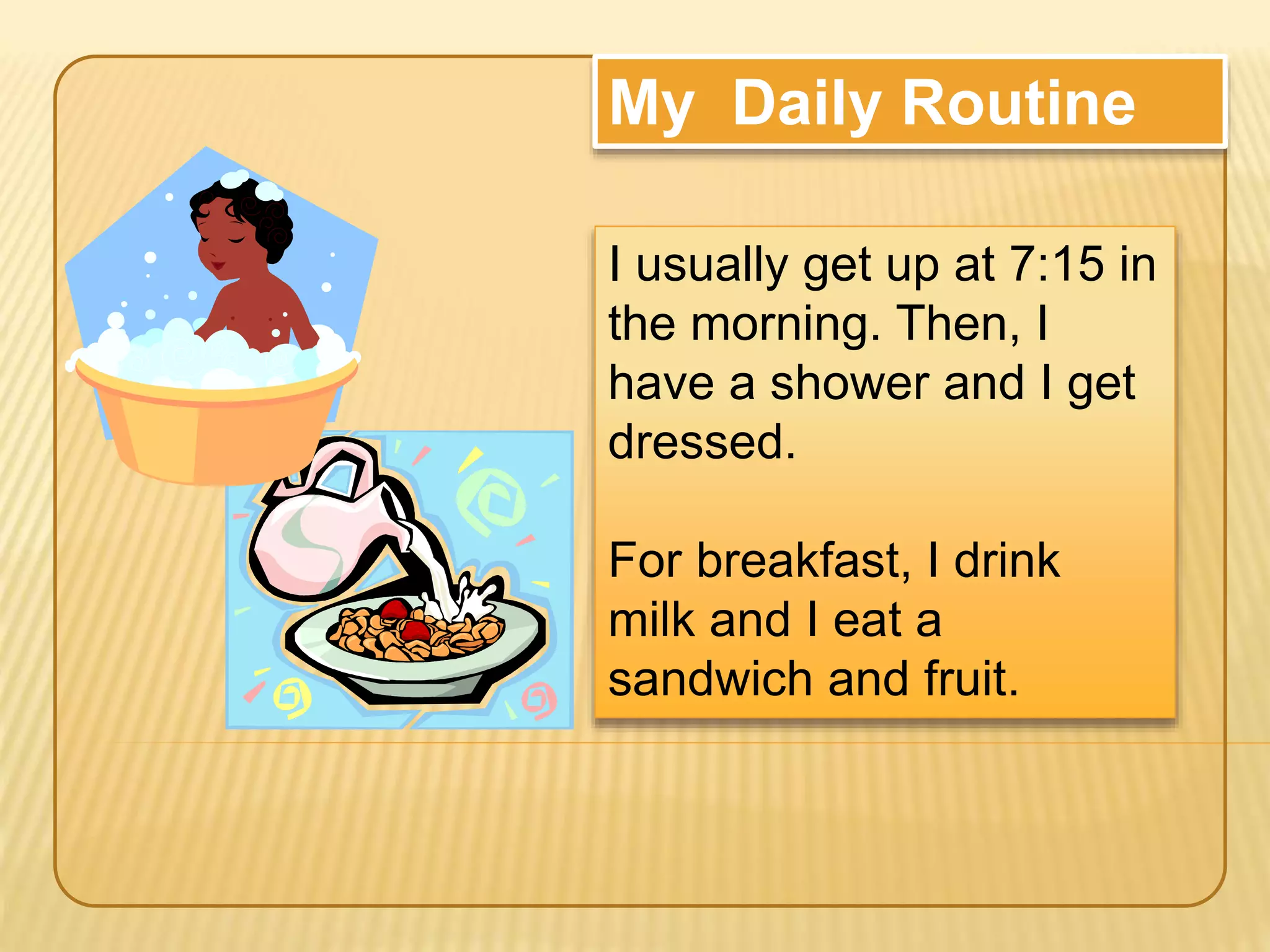 My daily routine | PPT