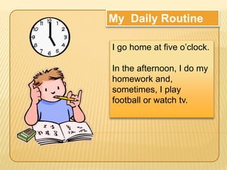 My daily routine | PPTX