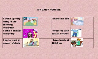 My daily routine | PPT
