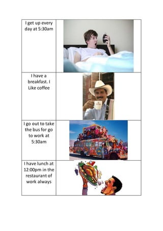 My daily routine | DOCX