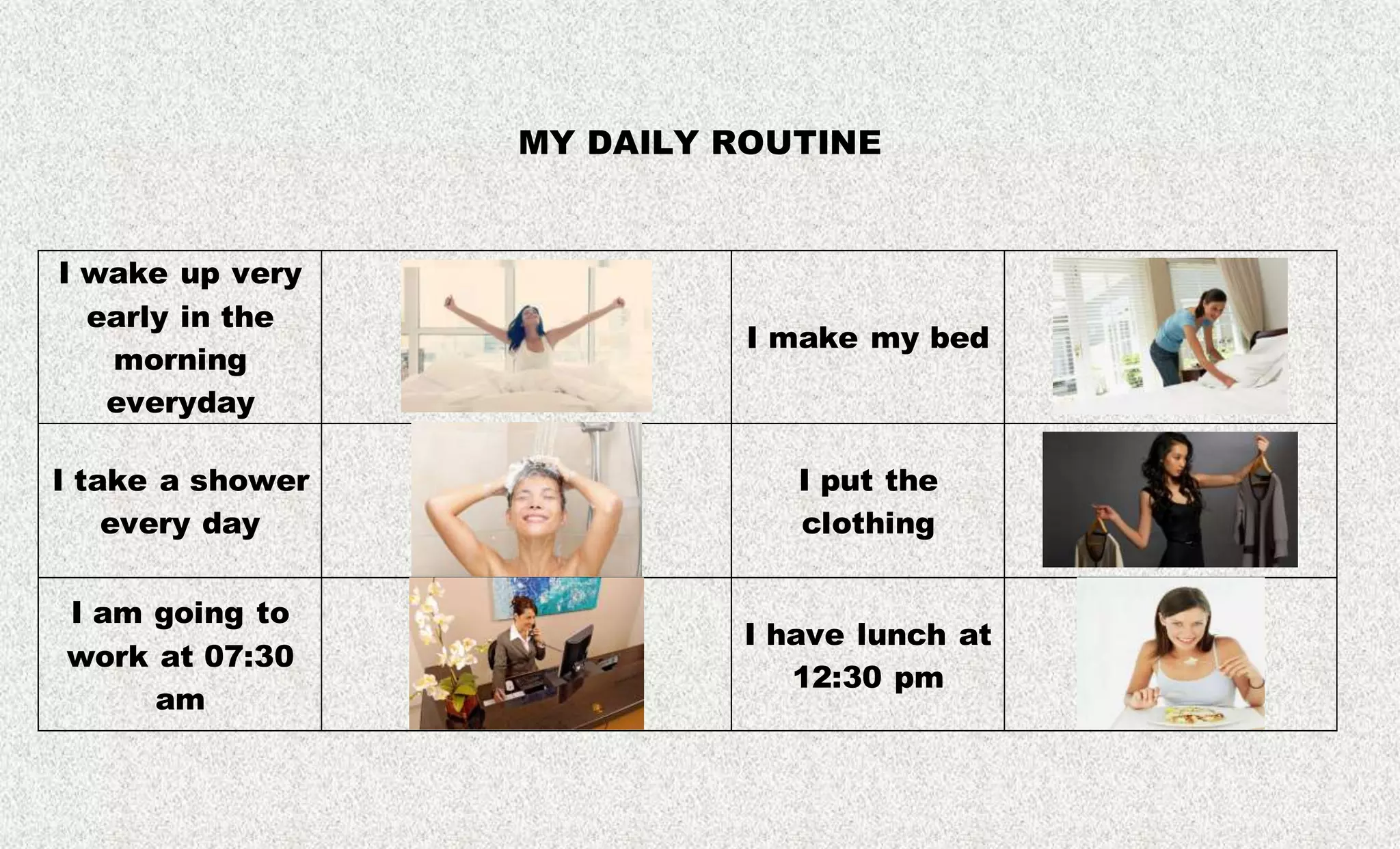 My daily routine | DOCX