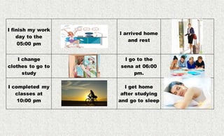 My daily routine | DOCX