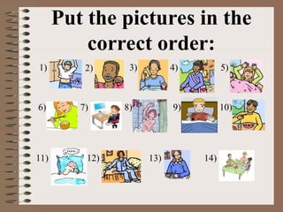 My daily routine.ppt for 7th grade of primary | PPT