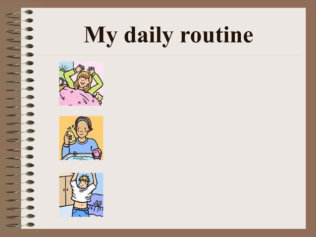 My daily routine.ppt for 7th grade of primary | PPT