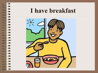 My daily routine.ppt for 7th grade of primary | PPT