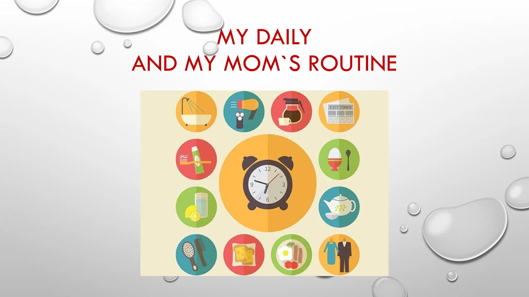 My daily routine.pptx consiste en una rutina diaria | PPTX