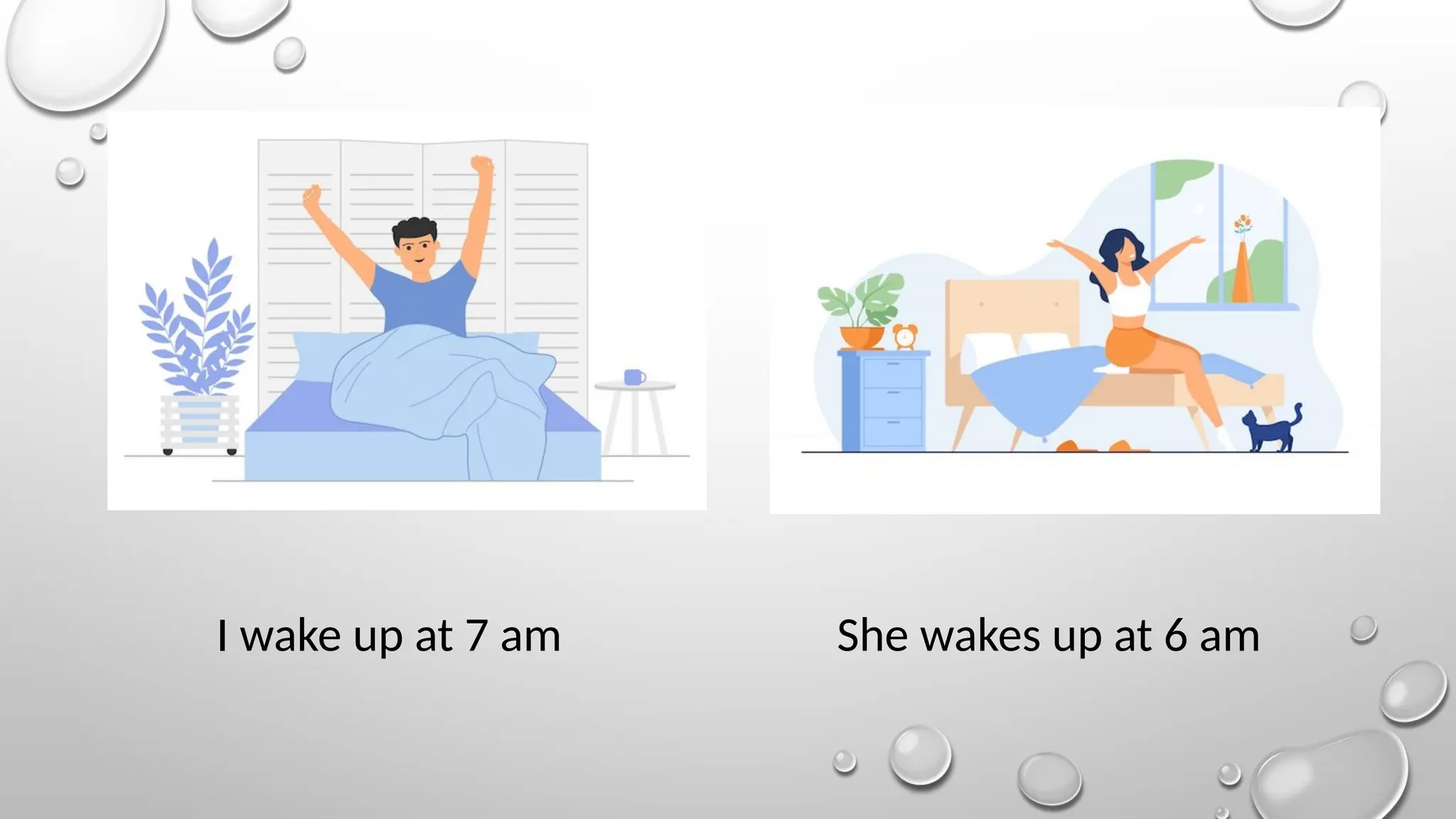 My daily routine.pptx consiste en una rutina diaria | PPTX