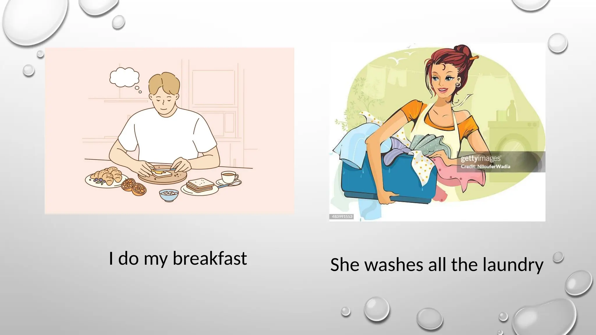 My daily routine.pptx consiste en una rutina diaria | PPTX